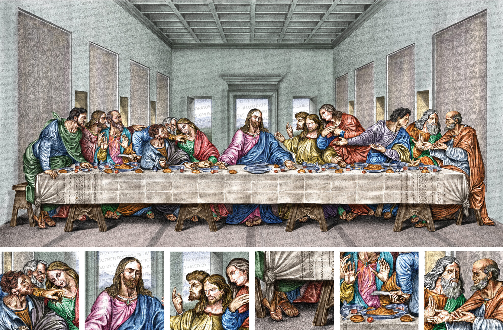 The Last Supper – Chris Rodrigues Illustrations